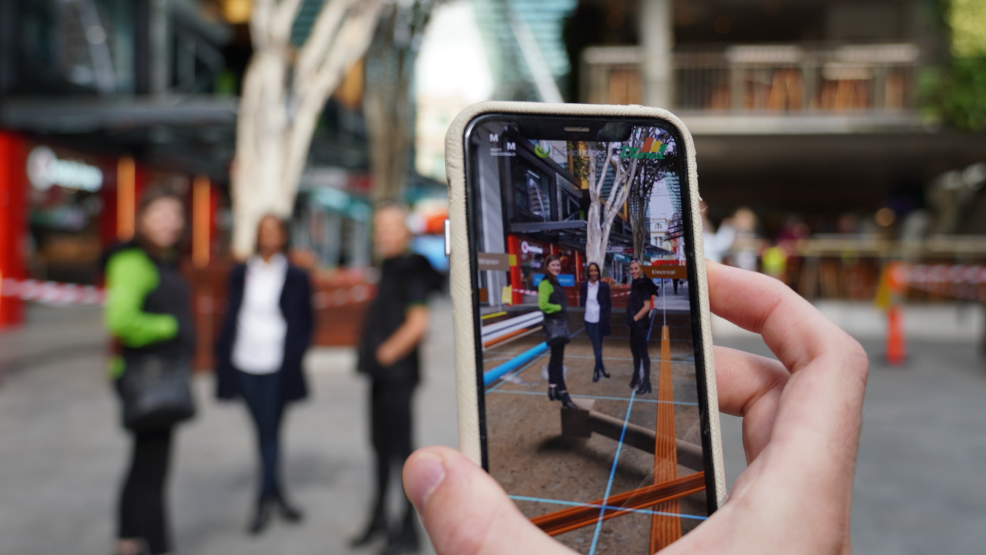 Augmented reality reveals rare x-ray view beneath the streets