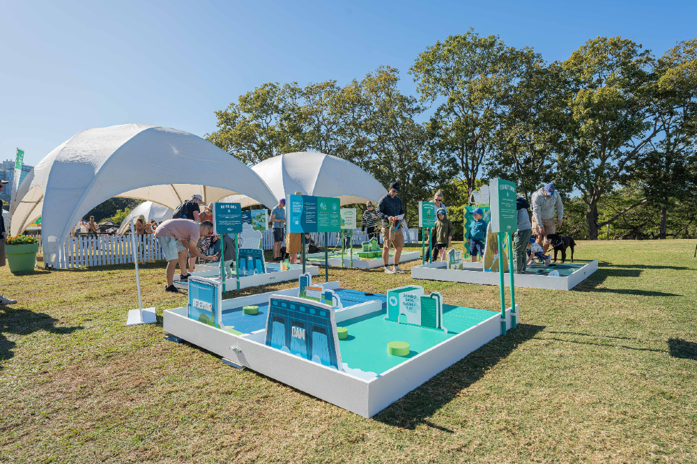 Putt through the urban water cycle in new mini golf course